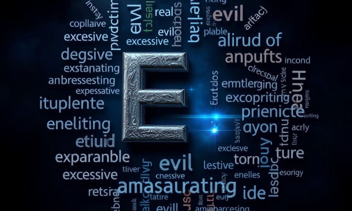 800+ Negative Words That Begin With The Letter "E"