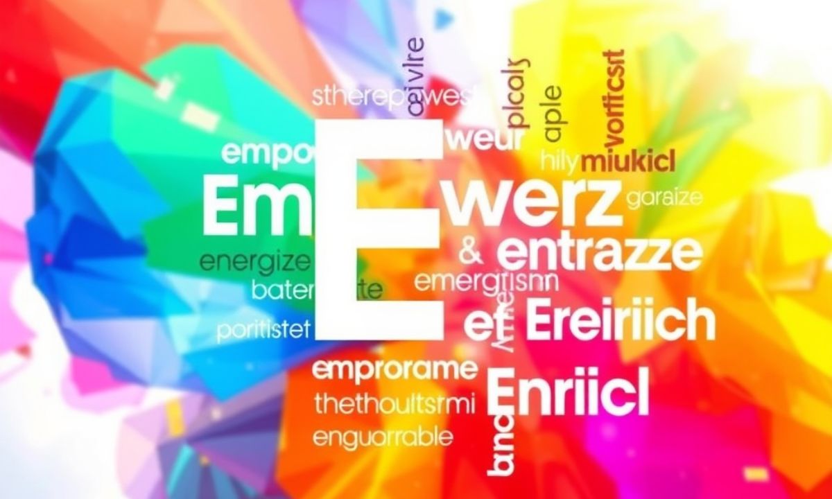 Empowering And Energizing Positive E Words: A Complete Guide