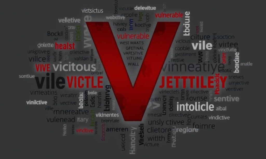 350+ Negative Words That Begin With The Letter "V" in 2025