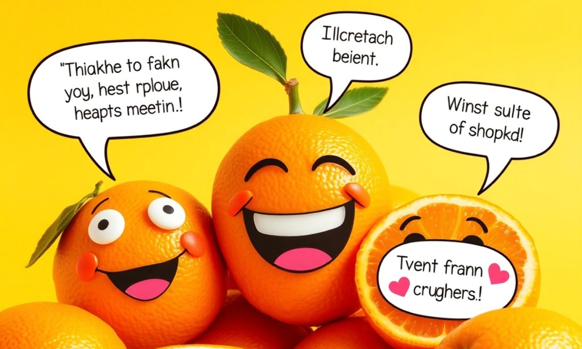 230+ Funny Orange Puns & Jokes One Liner (2025): Short & Cute